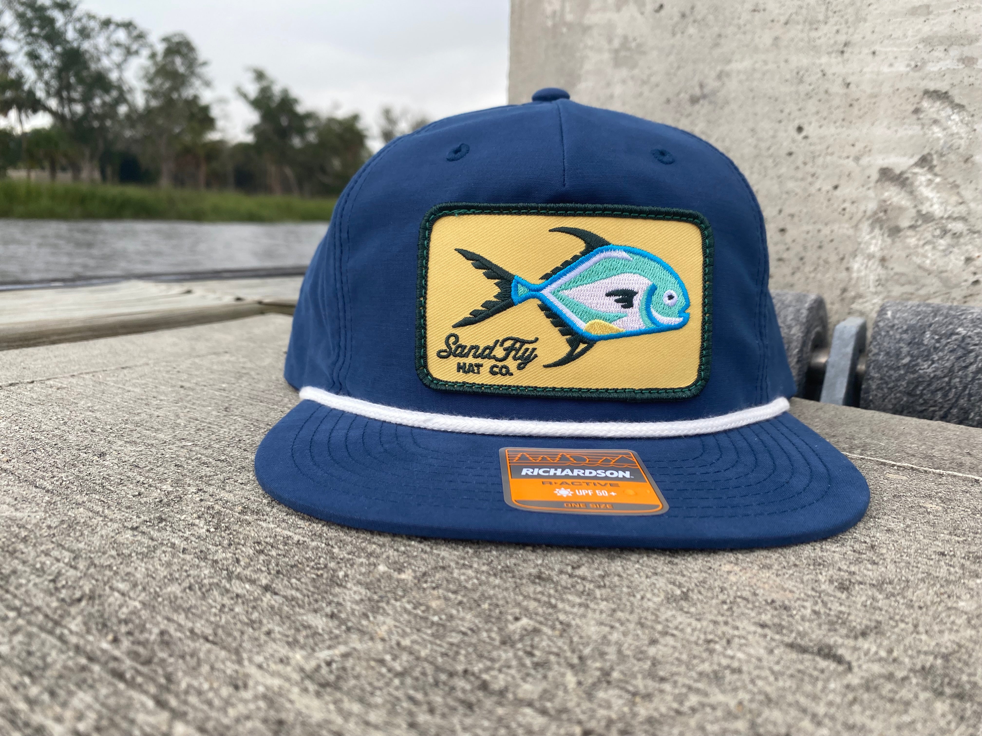 Navy Perm Rope Hat SandFly Hat Company navy-perm-rope-hat-sandfly-hat-company